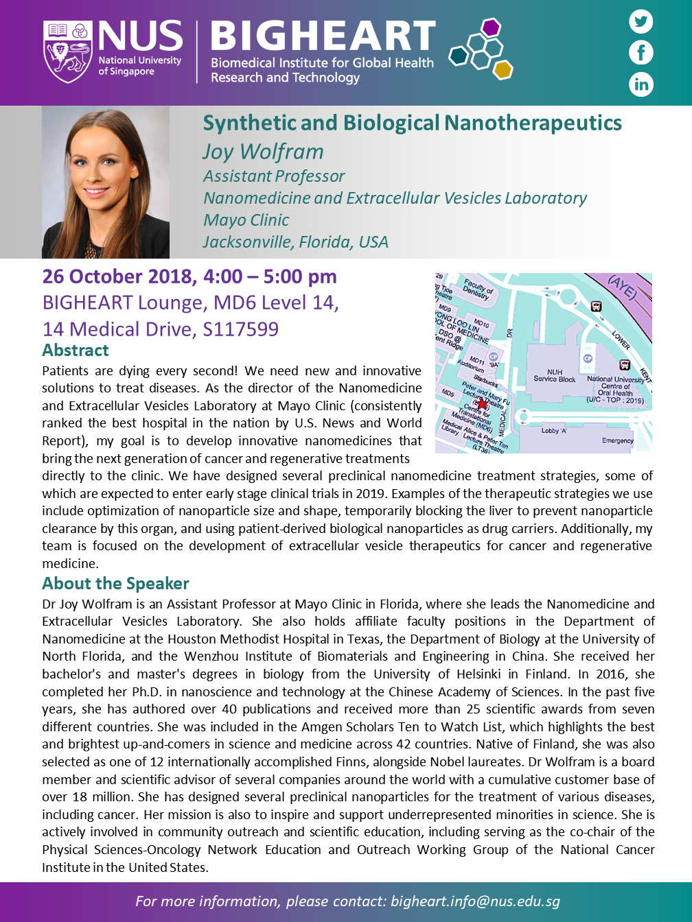 BIGHEART: Synthetic and biological nanotherapeutics by Joy Wolfram ...