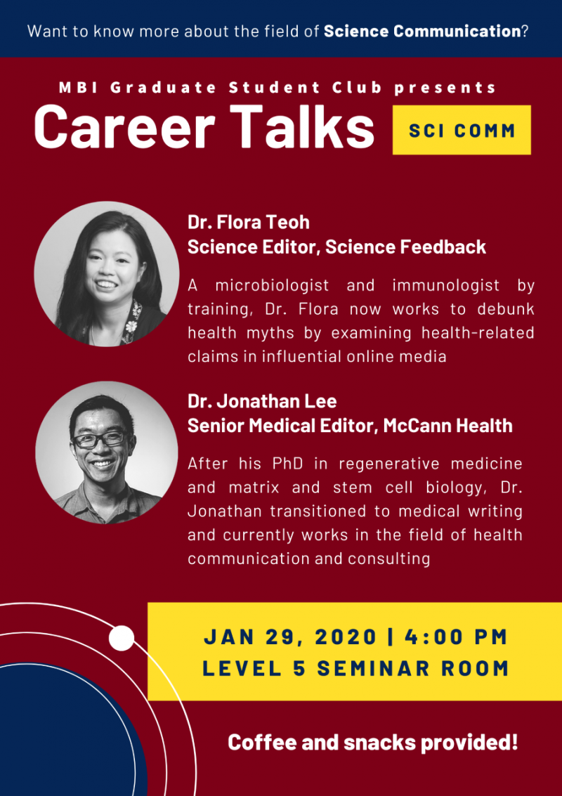 MBI Graduate Student Career Talk: Flora Teoh & Jonathan Lee on Science ...